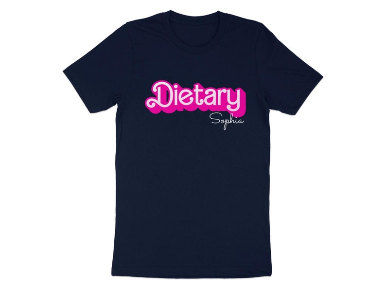 Custom Dietary Appreciation Graphic T-shirt, Perfect Gift for Dietary ...