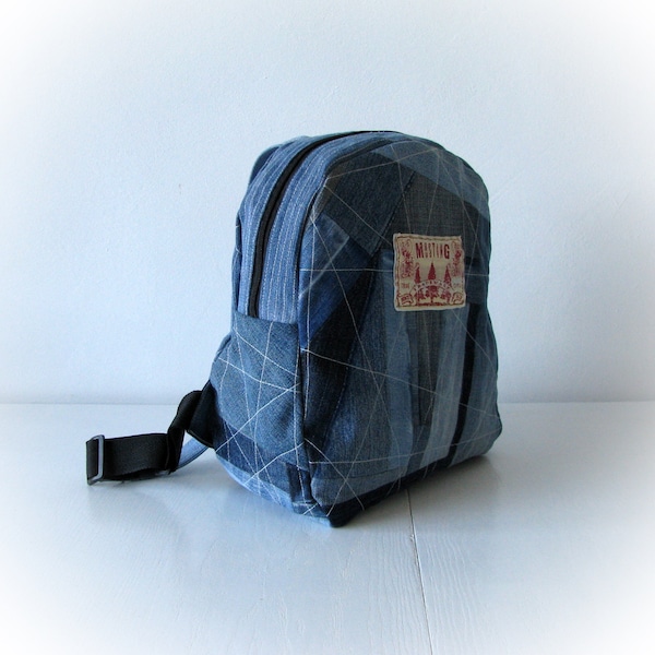 School Jeans Backpack - Etsy