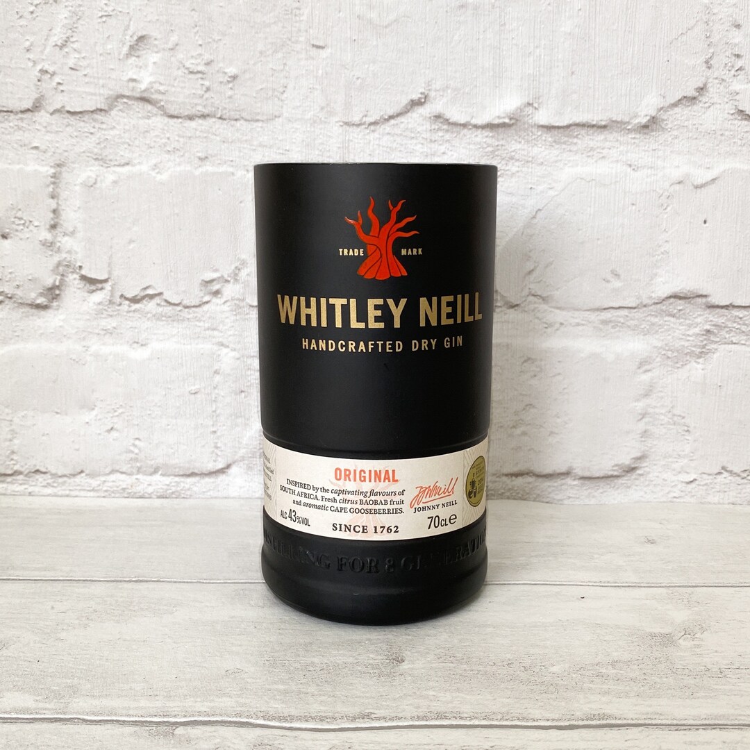 Whitley Neil Gin Bottle Candle Upcycled Original Bottle - Etsy.de
