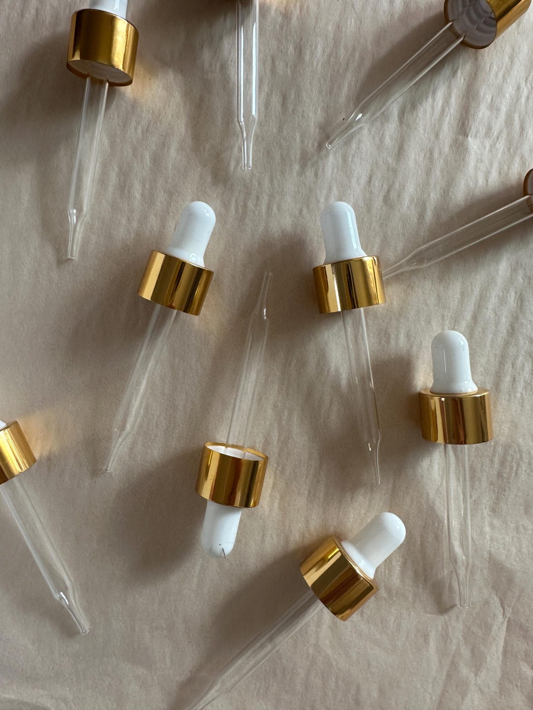 Dropper With Gold Aluminum Collar & White Bulb 18-415, With 75mm Glass ...