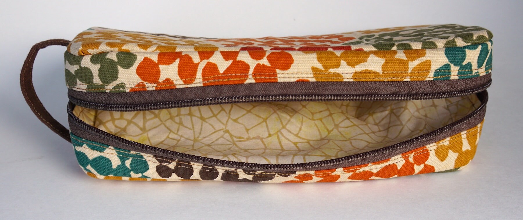 Sidewinder Pouch Beige Gold Green and Brown - Etsy