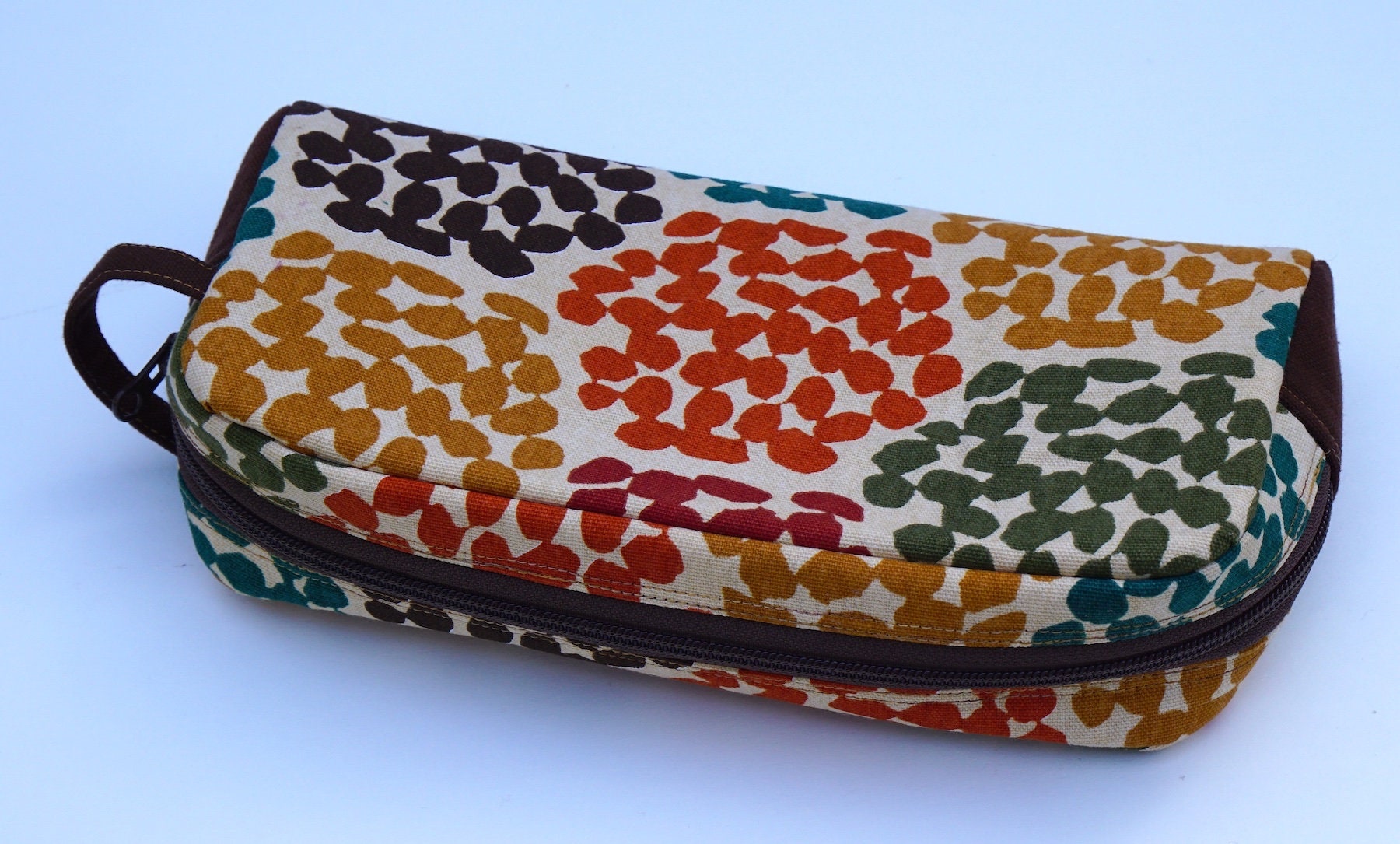 Sidewinder Pouch Beige Gold Green and Brown - Etsy