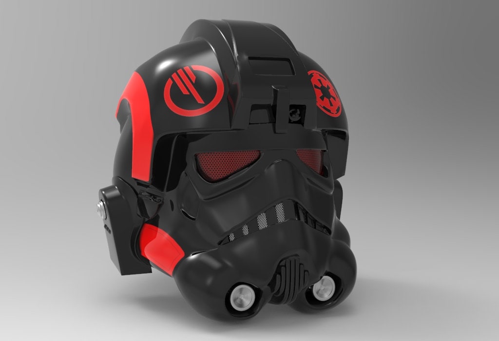 Star Wars Inferno Krawatte Pilot Helm 3D Druck Dateien - Etsy.de