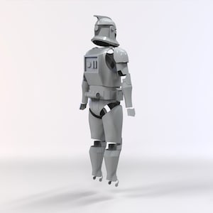 Star Wars Clone Wars Phase 1 Clone Trooper 3D Print Files - Etsy