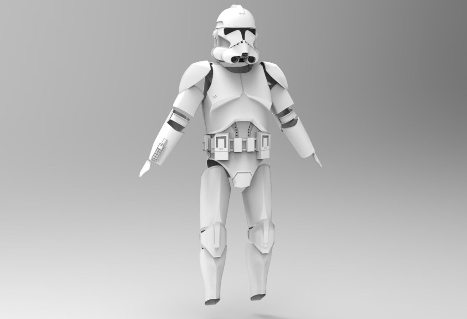 Star Wars Episode 3 Clone Trooper Realistic Armour 3D Files - Etsy