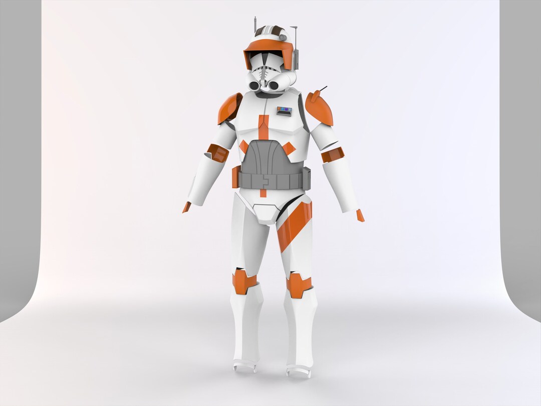 Star Wars Clone Wars Commander Cody Animated Armour 3D Print Files - Etsy