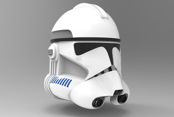 Star Wars Phase 2 Clone Trooper Helmet 3D Files FREE - Etsy