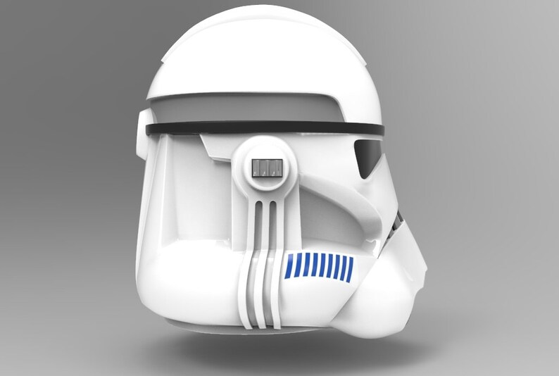 Star Wars Phase 2 Clone Trooper Helmet 3D Files FREE - Etsy