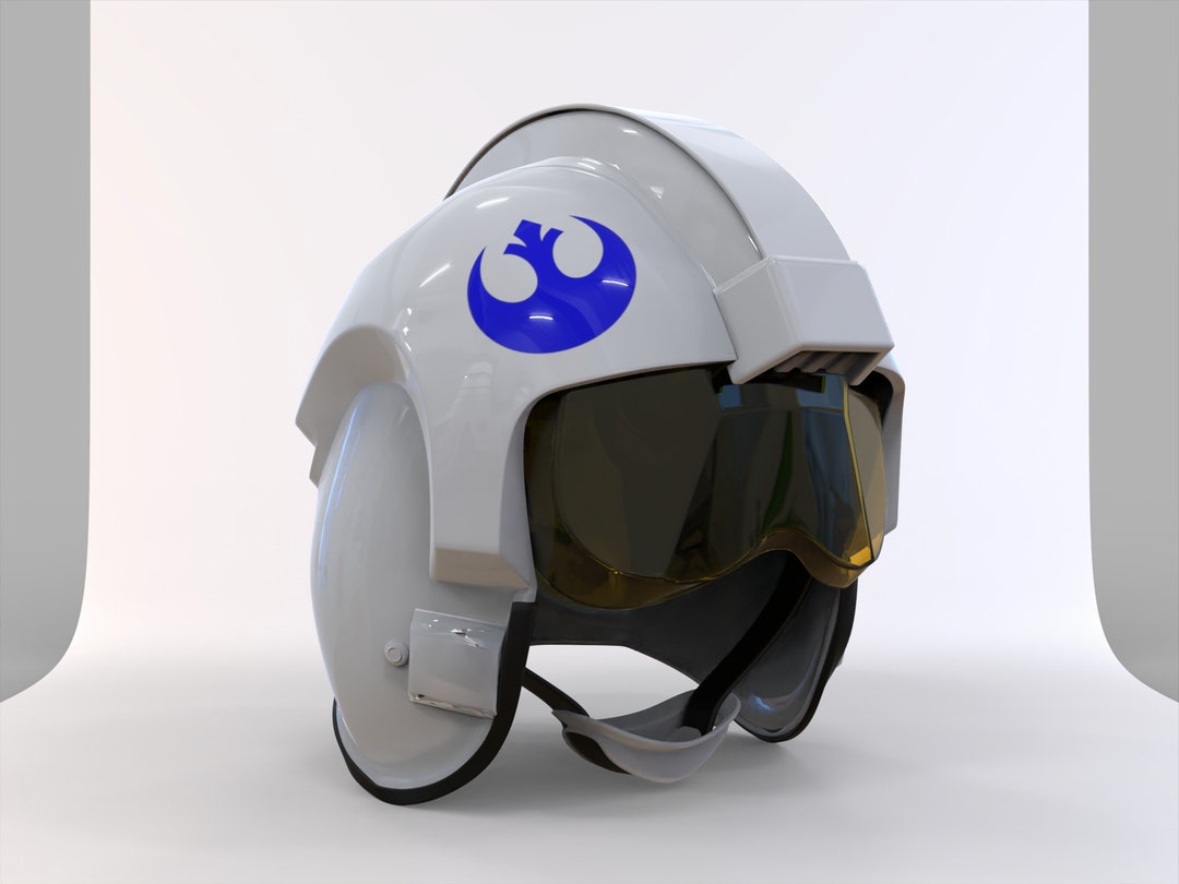 Star Wars X-wing Pilot Helmet 3D Print Files - Etsy