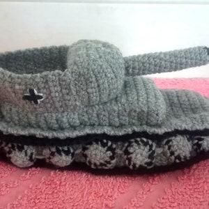 Tank Slippers, Panzer Tank Slippers, Knitted Army Slipper Socks, Tanks ...