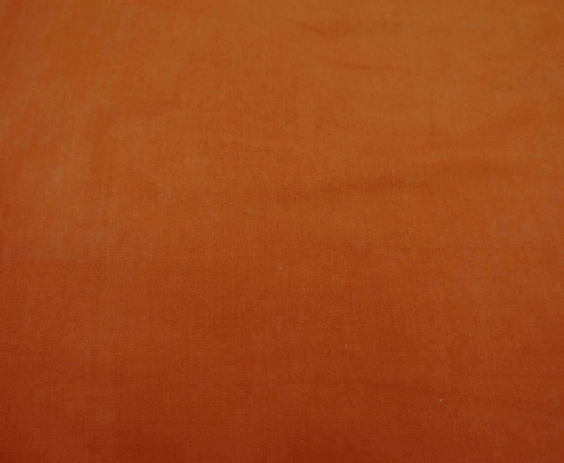 Rust Orange Fabric Decor Fabric Quilt Material Dress | Etsy