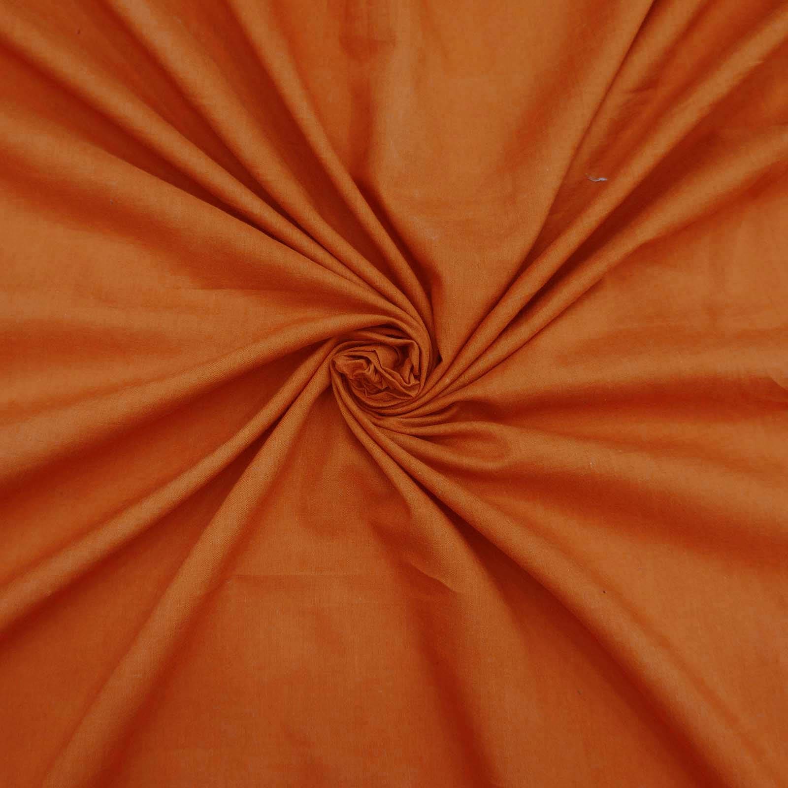 Rust Orange Fabric Decor Fabric Quilt Material Dress | Etsy