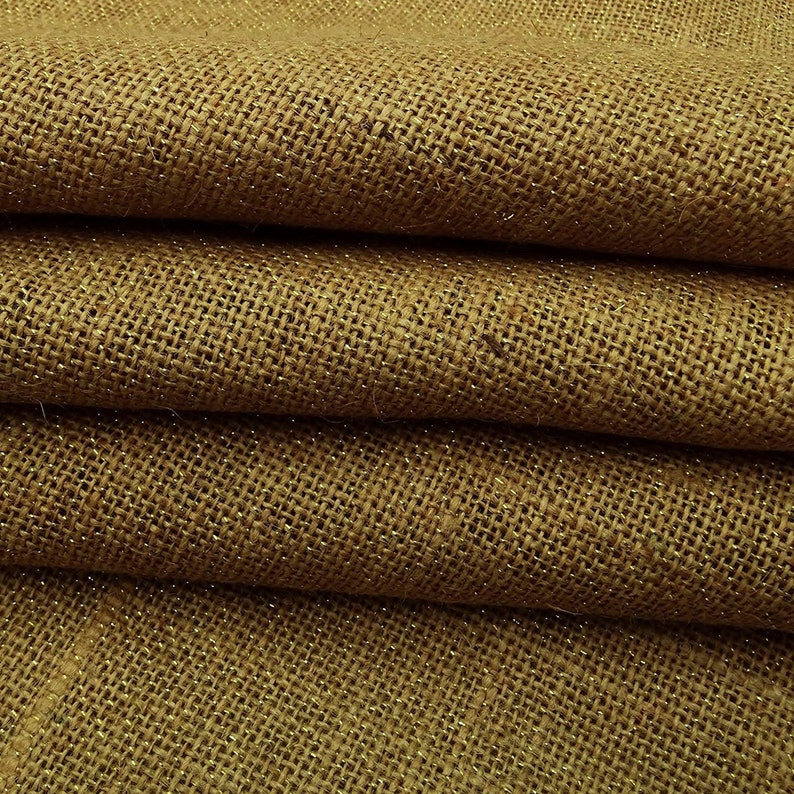Dark Beige Burlap Fabric Natural Fabric Rustic Decor Sewing | Etsy