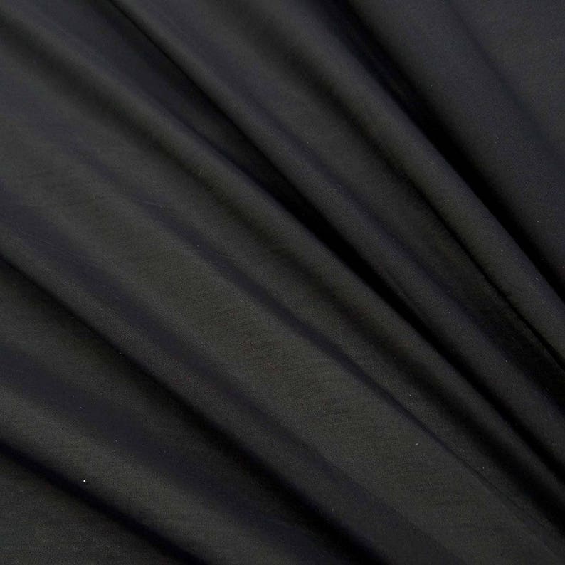 Black Cotton Silk Fabric Dress Material Sewing Crafts - Etsy