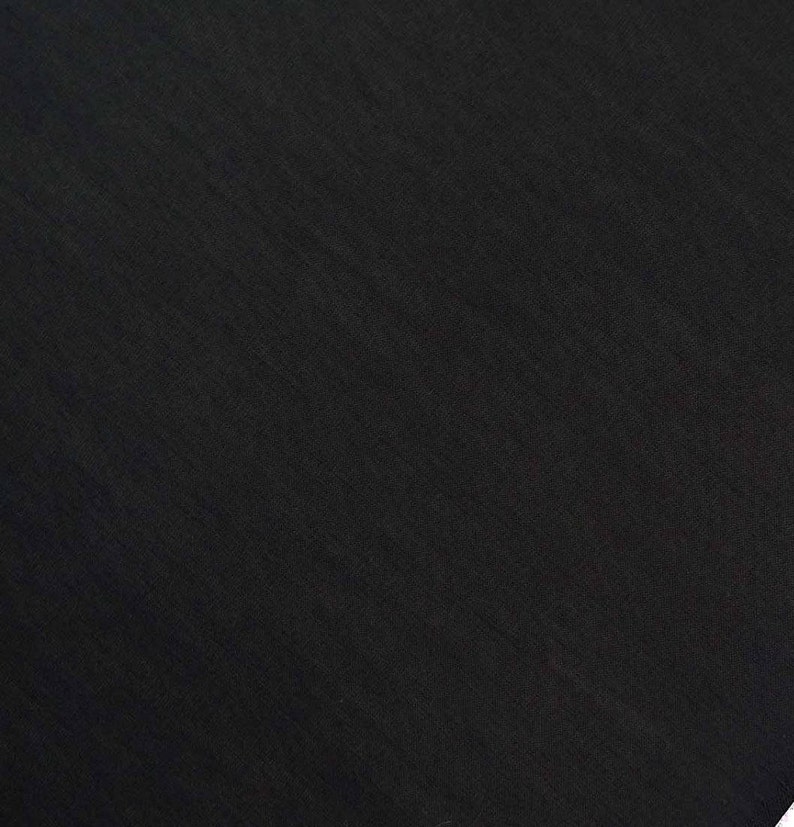 Black Cotton Silk Fabric Dress Material Sewing Crafts - Etsy