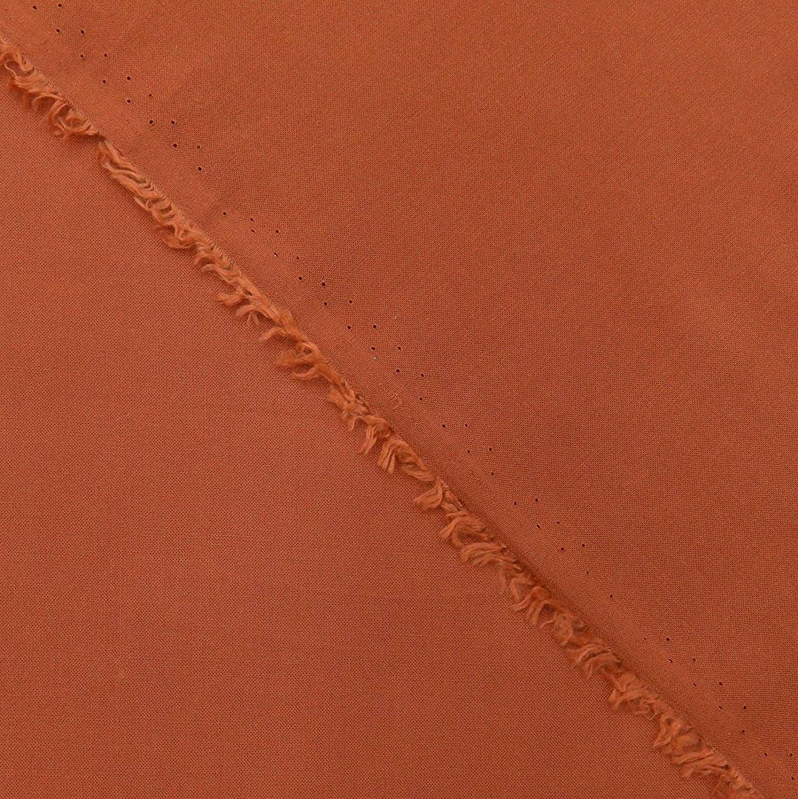 Rust Orange Dress Fabric Sewing Decor Home Accessories - Etsy