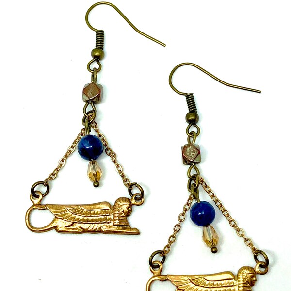 Brass Sphinx - Etsy
