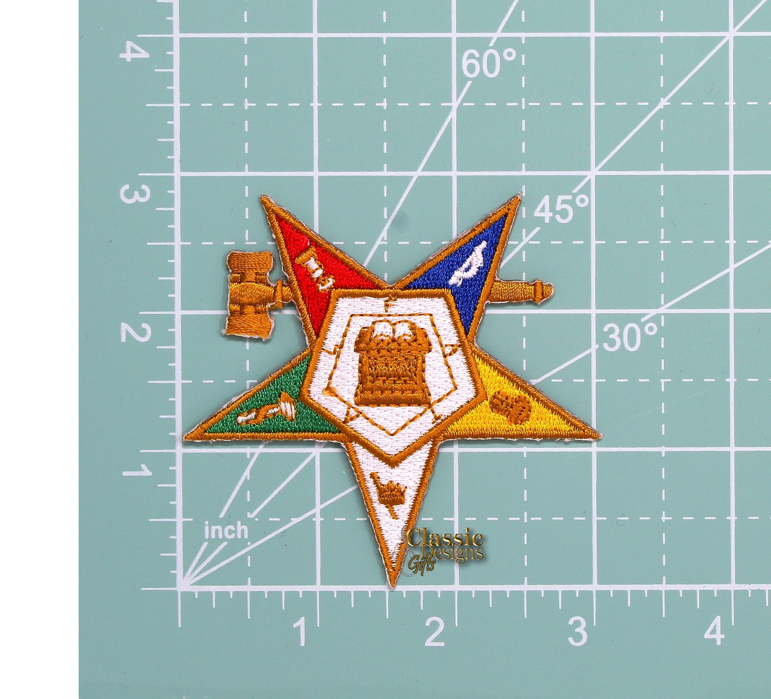 OES Past Matron Embroidered Patch: 5-point Star, Iron-on/sew-on (3") - Etsy
