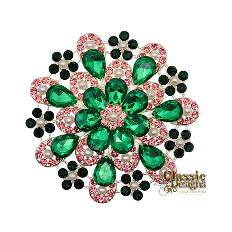 Pink Brooch - Etsy Australia