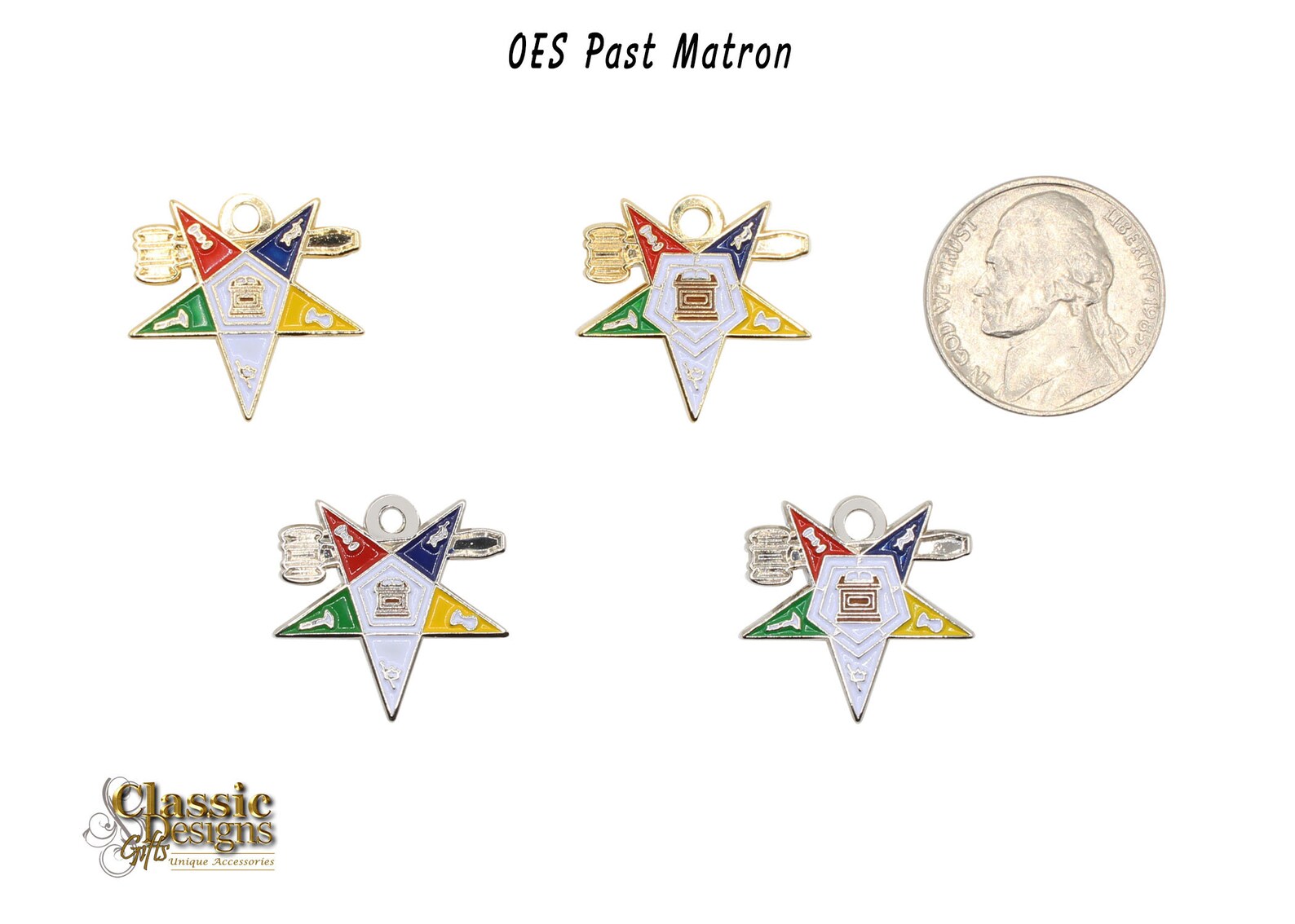 OES Past Matron Charms With Gavel Order of the Eastern Star - Etsy
