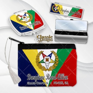 OES Order of the Eastern Star Personalized Coin Purse With Tassel ...