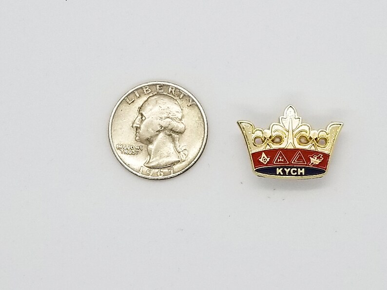 Masonic KYCH Gold-tone Tie Clip, Cufflinks & Lapel Pin Set - Etsy