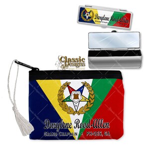 OES Order of the Eastern Star Personalized Coin Purse With Tassel ...