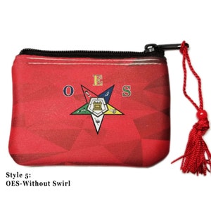 Masonic Order of the Eastern Star-oes Coin Purse - Two Sided ...