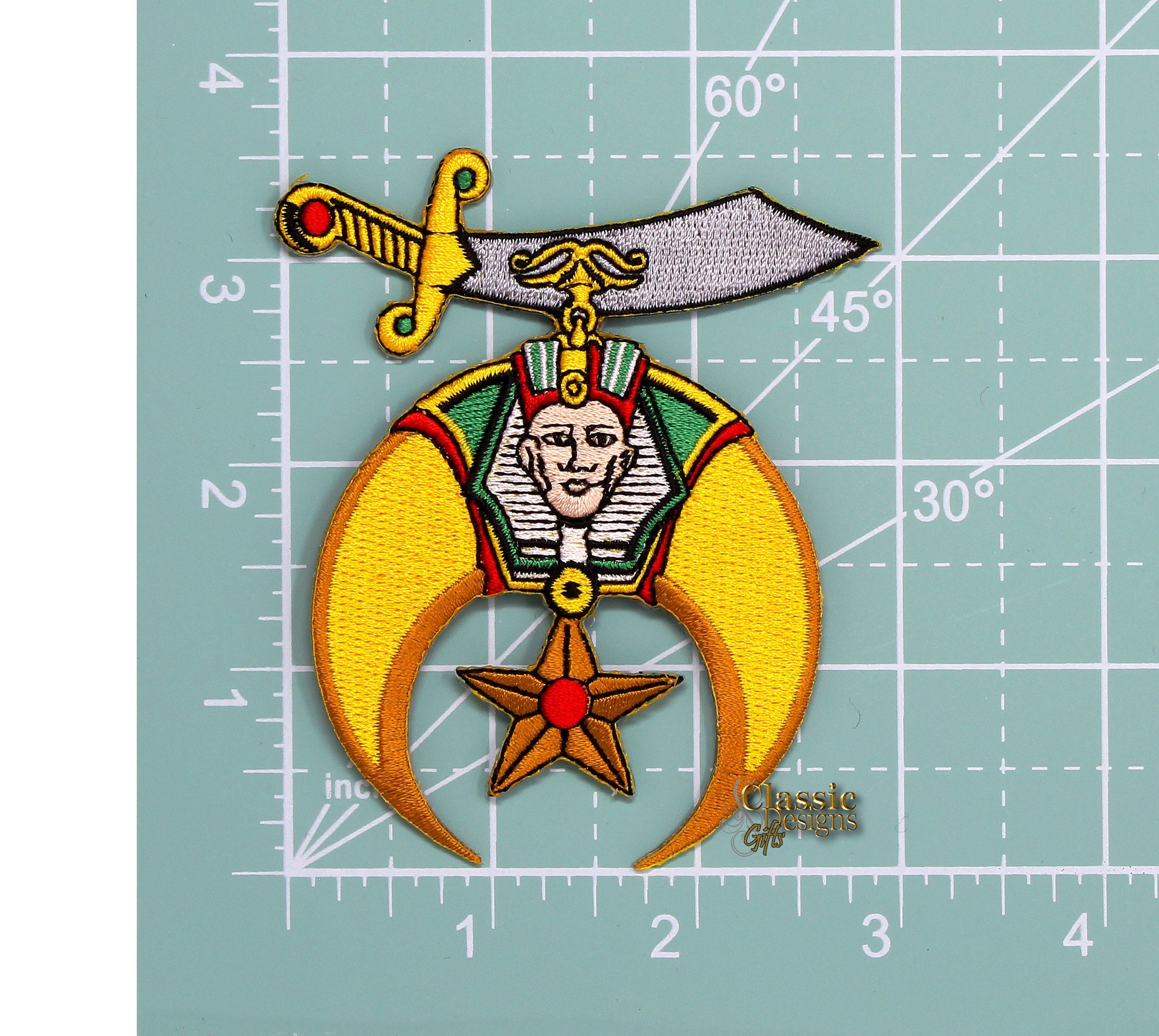 Shriners Iron-on/sew-on Patch 3 Shriners Embroidered Patch - Etsy