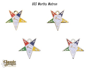OES Past Matron Charms With Gavel Order of the Eastern Star - Etsy