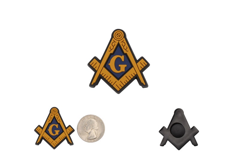 Masonic Shoe Charm: Freemason Square and Compass Symbol - Etsy