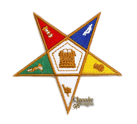 Masonic OES-Order of the Eastern Star Embroidery Iron On/Sew - Etsy España