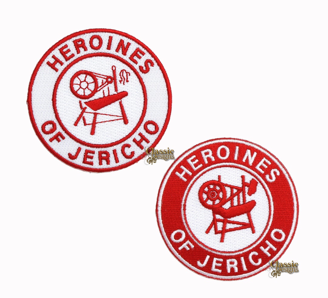 Heroines of Jericho Embroidery Iron On/sew on Patch, HOJ Left-facing ...