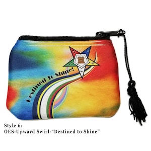 Masonic Order of the Eastern Star-oes Coin Purse - Two Sided ...