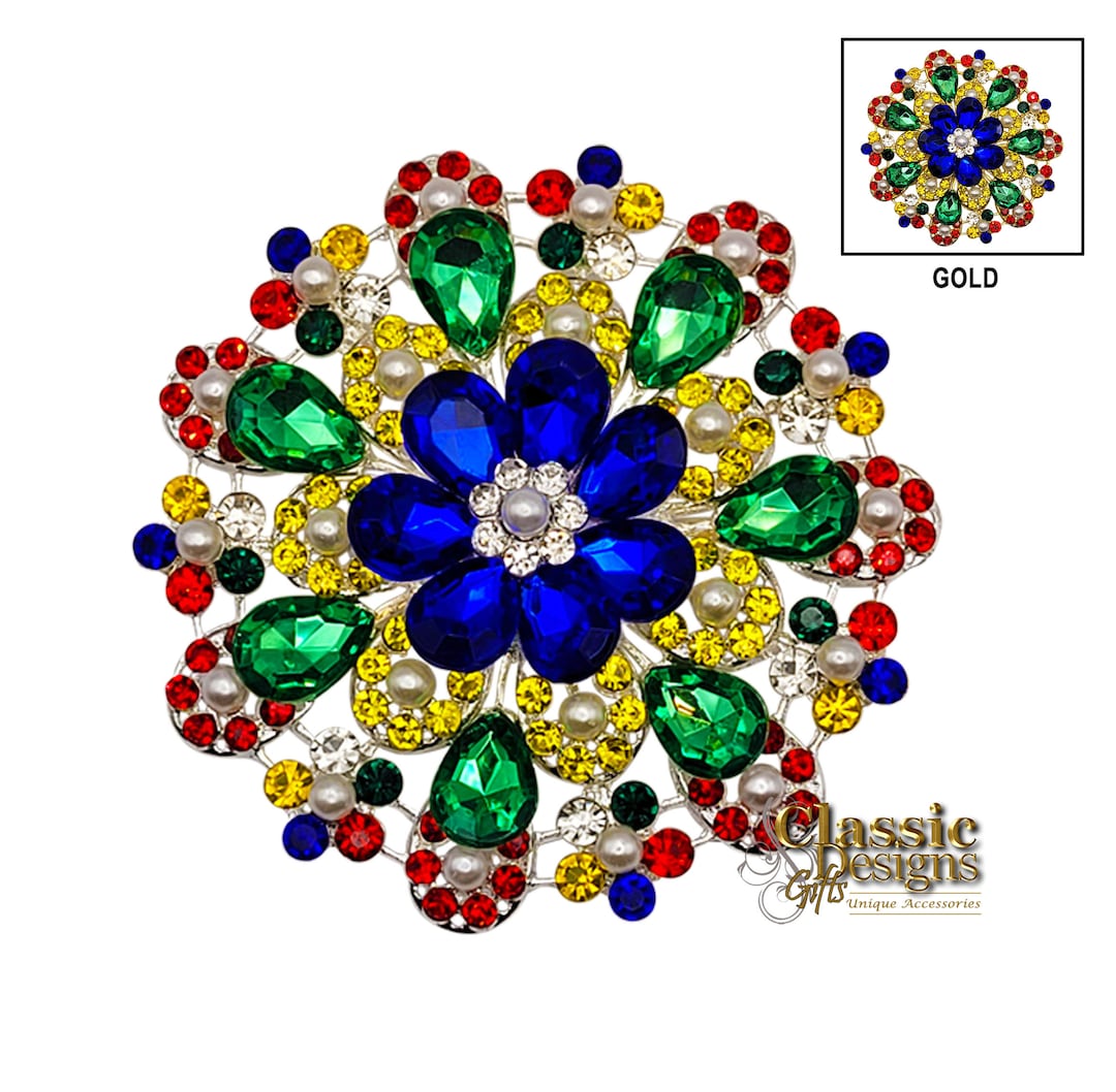 OES Order of the Eastern Crystal Brooch With Pearls on Silver, OES ...