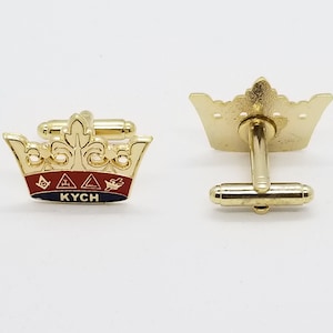 Masonic KYCH Gold-tone Tie Clip, Cufflinks & Lapel Pin Set - Etsy