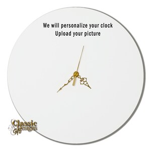 Mothers Day Wall Clock, Memorial "in Memory Of" Wall Clock, Customized ...