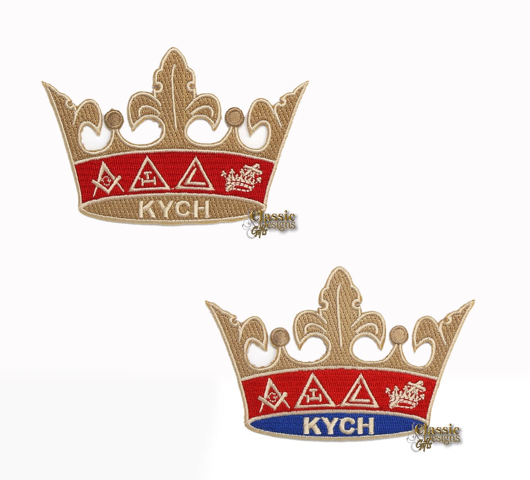 KYCH Embroidered Patch: Knights of the York Cross of Honour, Iron-on ...