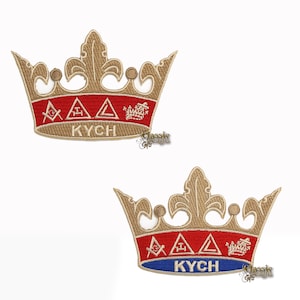 KYCH Embroidered Patch: Knights of the York Cross of Honour, Iron-on ...