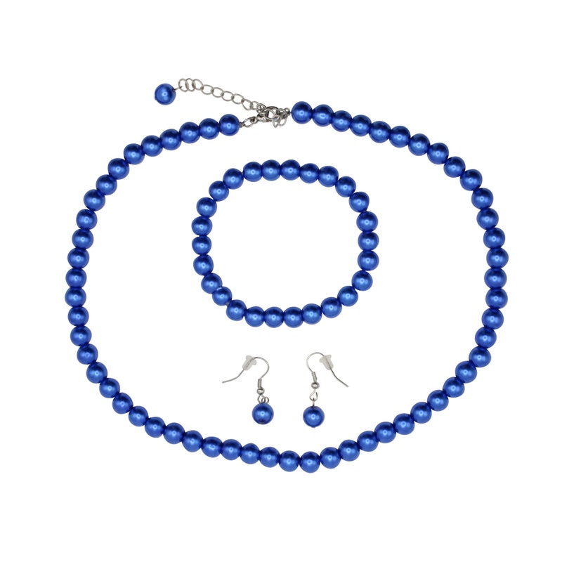 Royal Blue Pearls - Etsy
