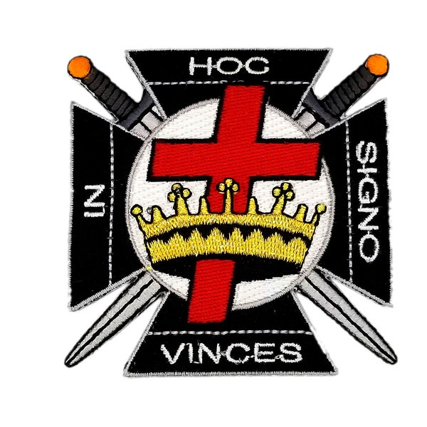 Knights Templar Embroidered Patches - Etsy