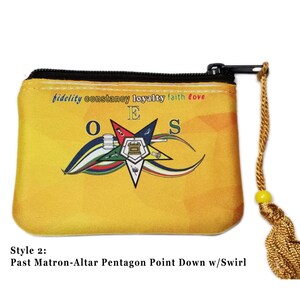 Masonic Order of the Eastern Star-oes Coin Purse - Two Sided ...