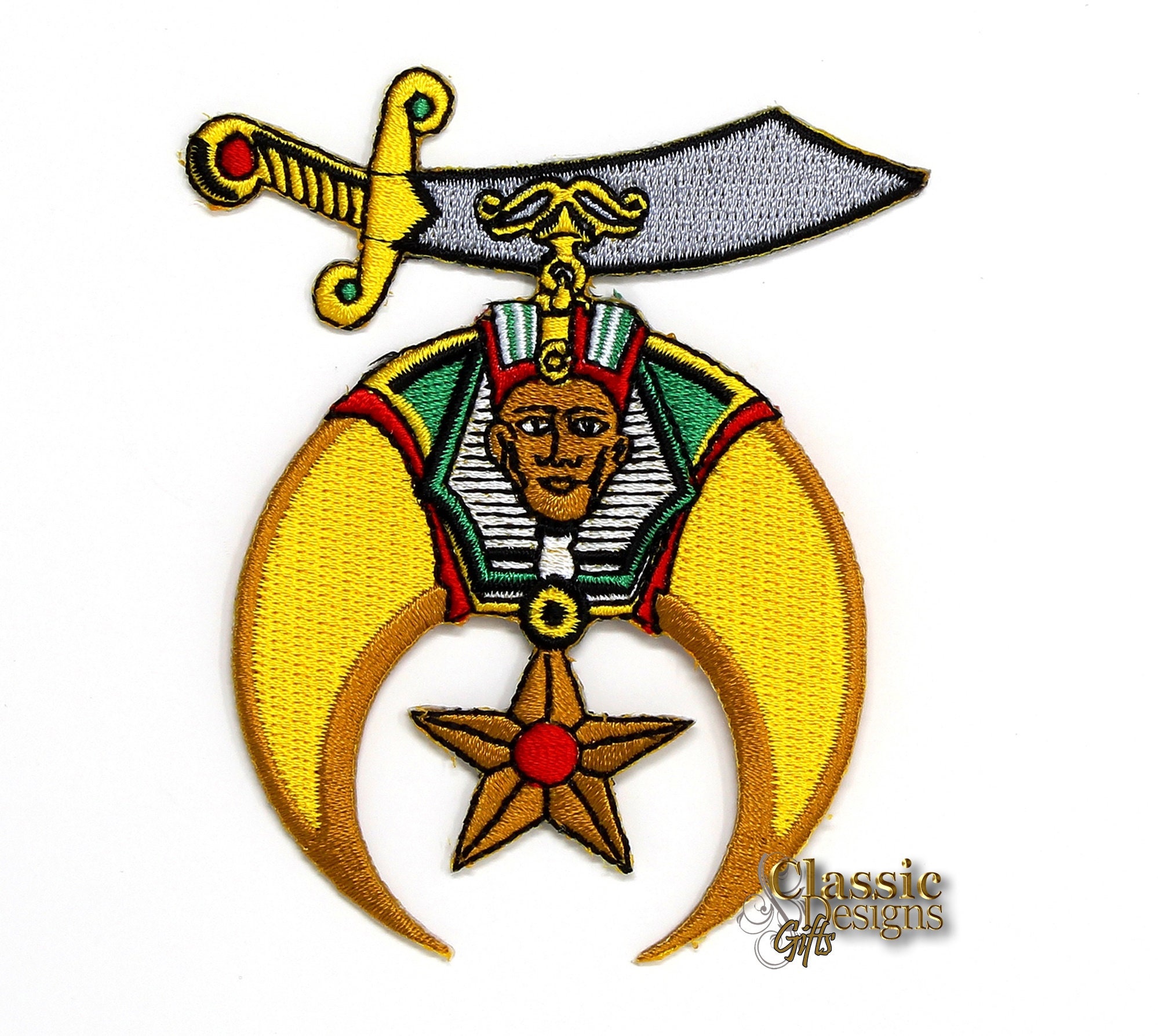 Shriners Iron-on/sew-on Patch 3 Shriners Embroidered Patch - Etsy