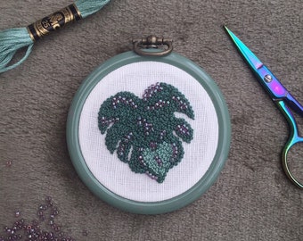 Items similar to Calm Blue Sea - Gradient/ Ombre Embroidery Hoop Art ...