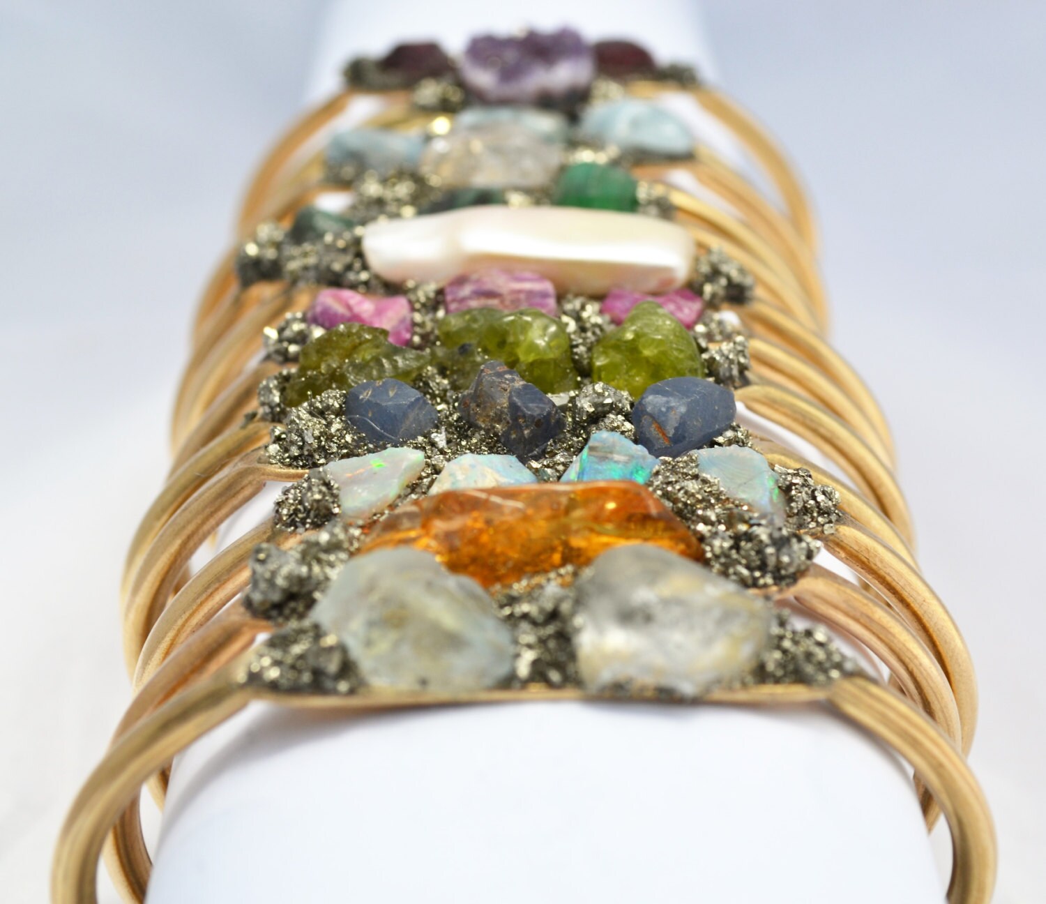August Peridot Jewelry / Raw Birthstone Bracelet/ Peridot Jewelry ...