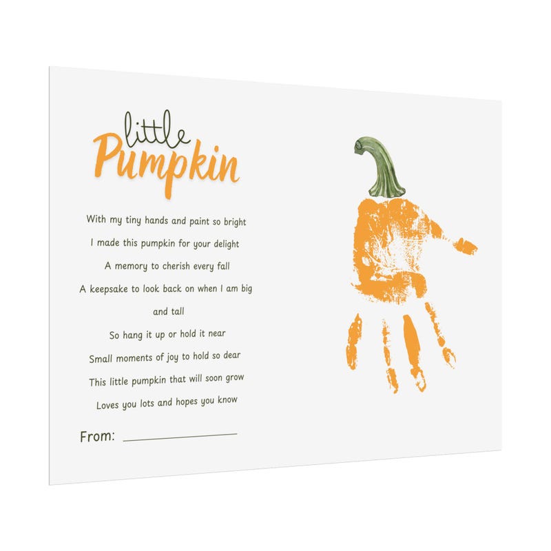 Halloween Handprint Craft - Etsy