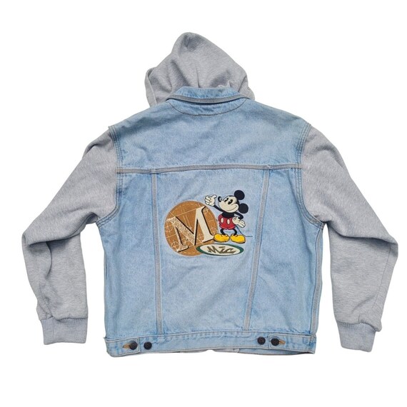 Vintage Mickey Mouse Denim Jacket 90s Disney Store - Gem