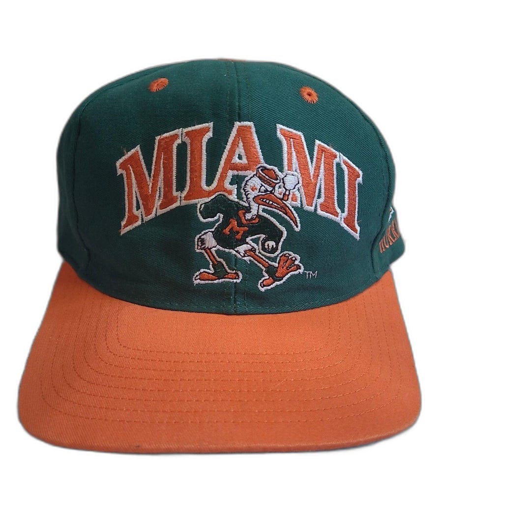 Vtg Miami Hurricanes 90s Snapback Hat - Etsy