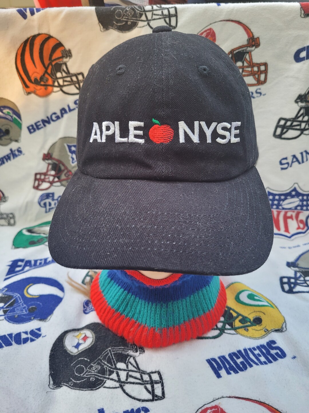 Vtg APLE X NYSE New York Stock Exchange Adjustable Cap Dad Hat - Etsy