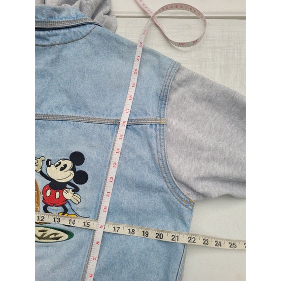 Vintage Mickey Mouse Denim Jacket 90s Disney Store - Gem